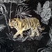 Bengal Tiger Velvet Fabric, Fabric With African Animal, Fabric With ...