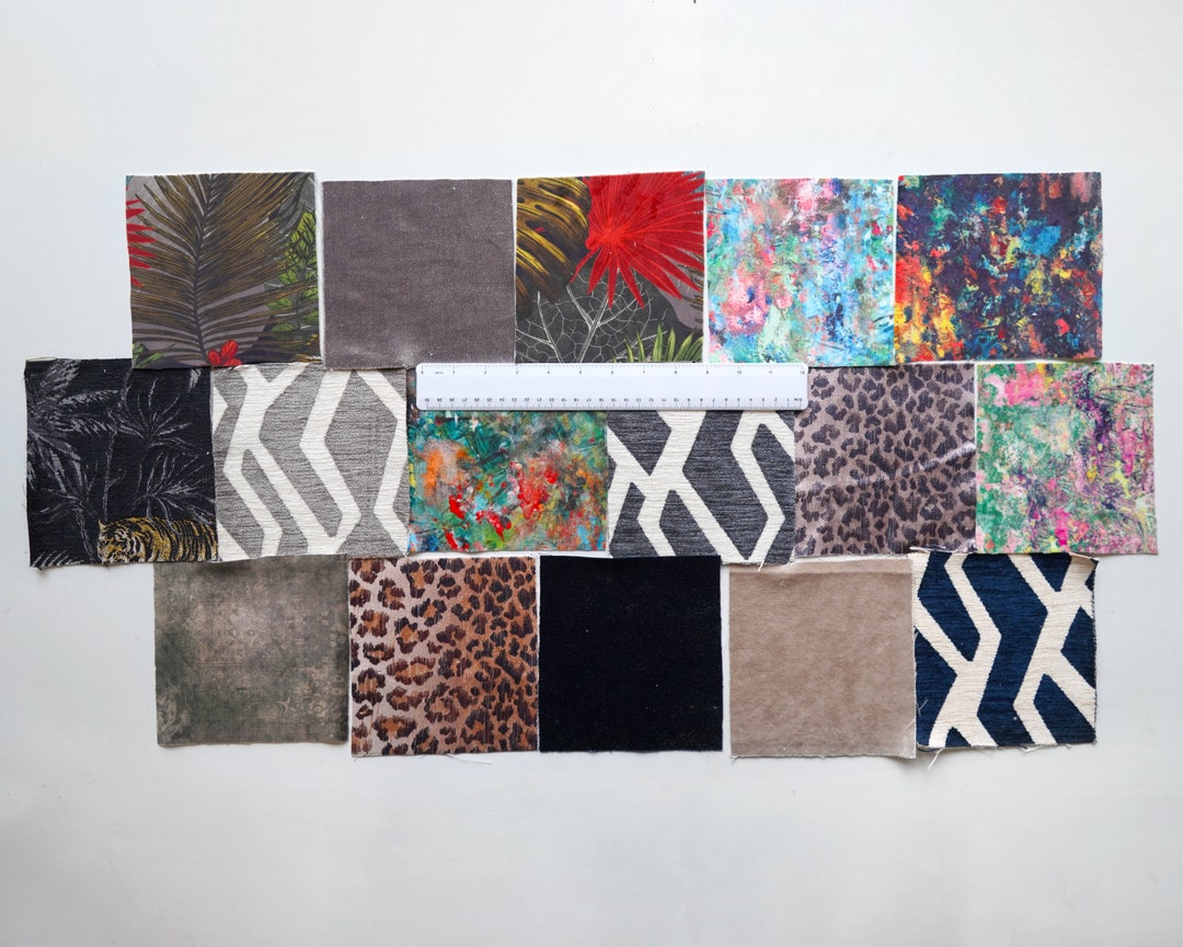 Stoffreste, Nähen, Quilten Stoffreste, Samtstoffreste, Scrapbooking, Patchwork, Blumenmuster ...