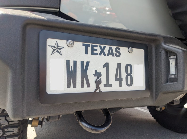 Sasquatch License Plate Border SVG, DXF - Etsy