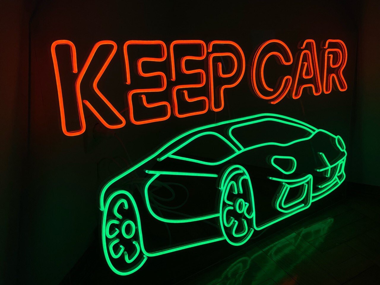 Neon Sign Car, Custom Neon Car, Neon Sign for Business and Home, Wall ...