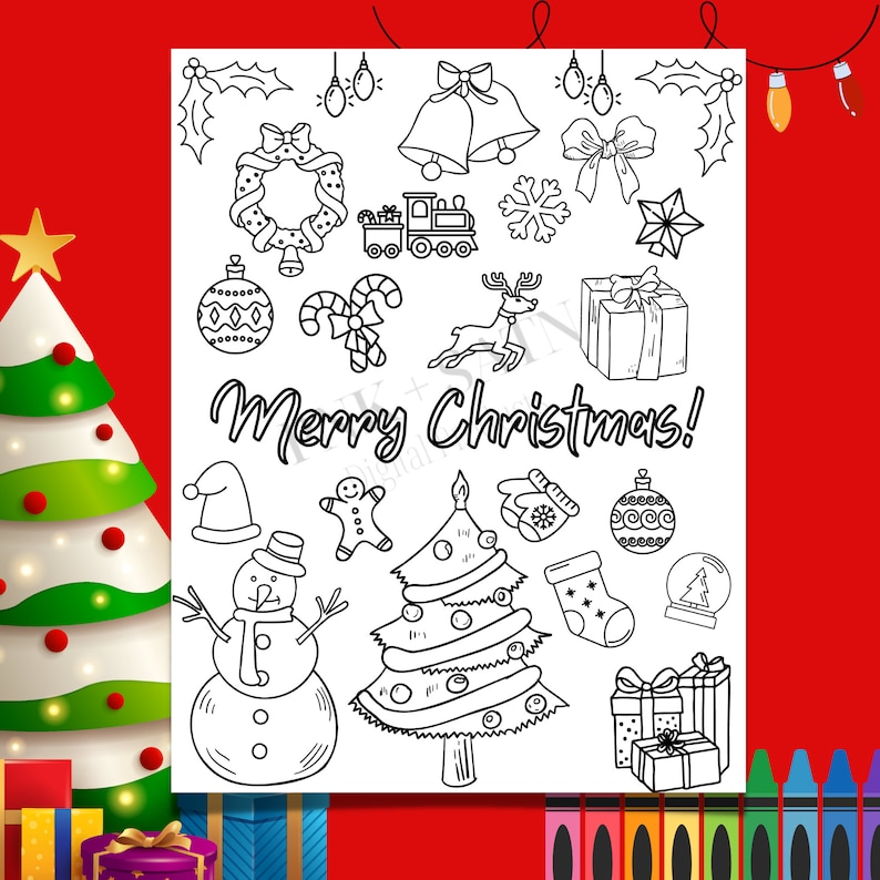 Christmas Coloring Pages for Kids Christmas Coloring Pages Christmas ...
