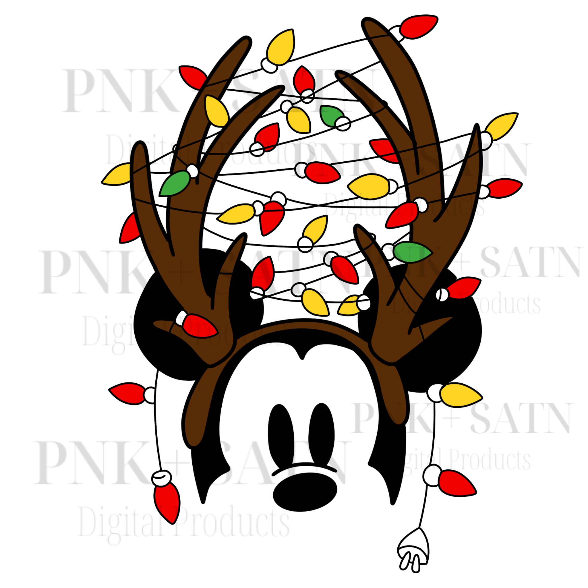 Reindeer PNG Christmas Mouse PNG PNG for Christmas - Etsy