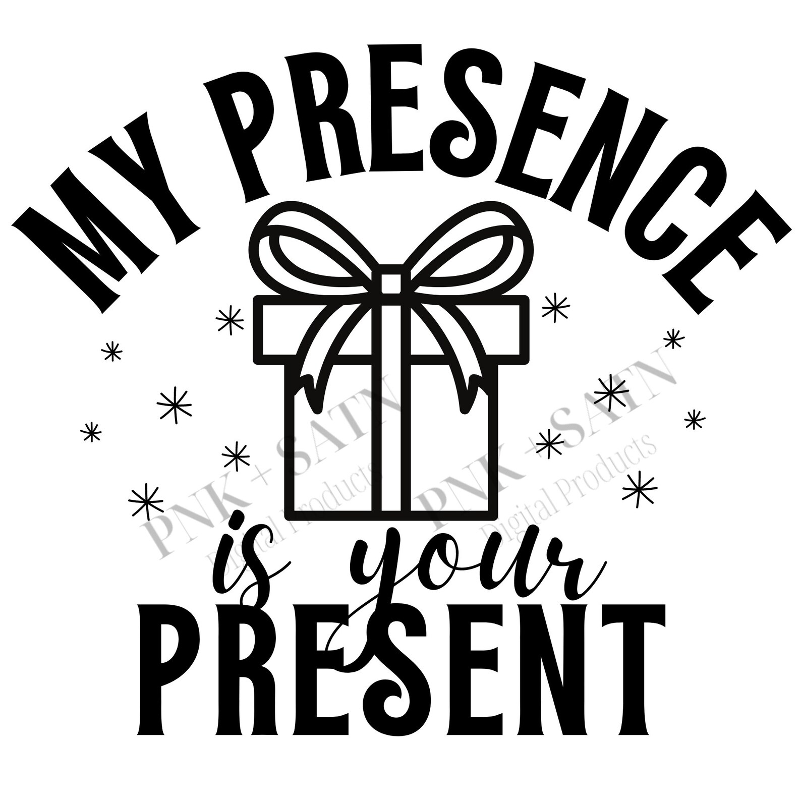 My Presence is Your Present SVG | Christmas SVG | SVG for Christmas ...