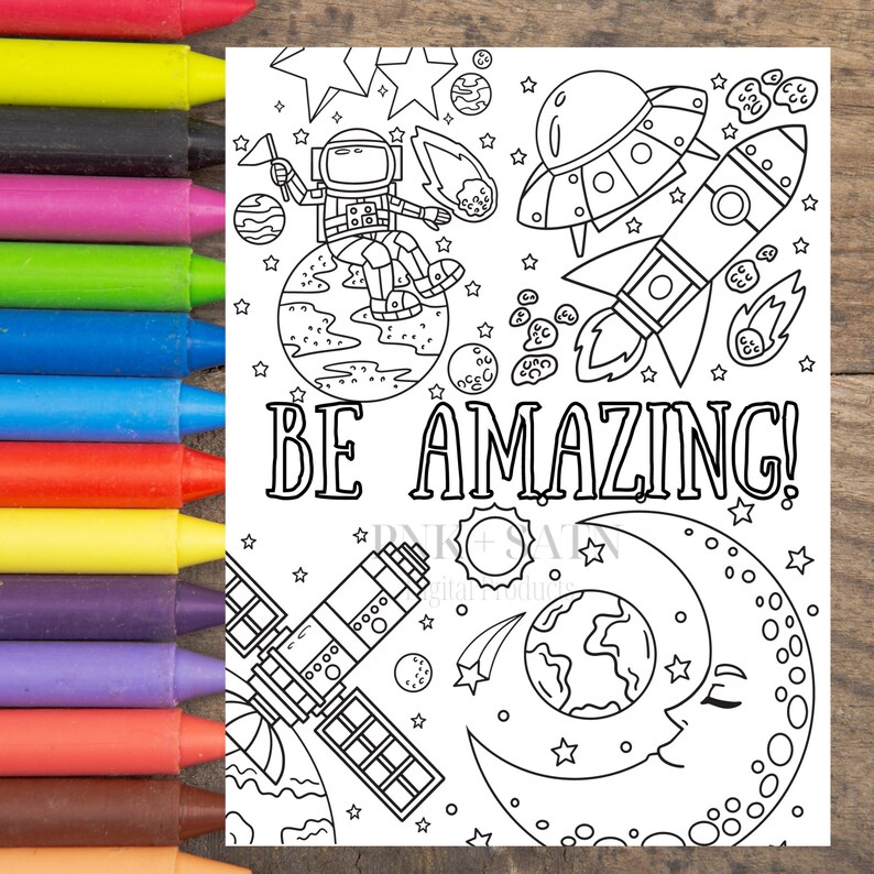 Coloring Pages for Boys Kids Affirmation Coloring Pages - Etsy