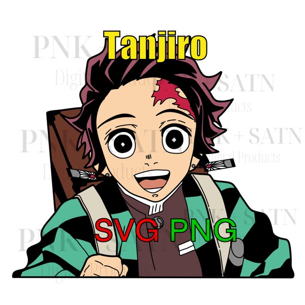 Demon Slayer Stencil - Etsy