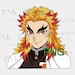 Rengoku PNG | Demon Slayer Png | Anime Png - Etsy