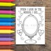 Coloring Pages for Kids, Kids About Me Coloring Pages, Coloring Page ...