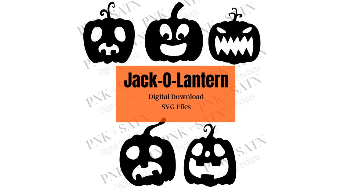 Jack O Lantern Svg Pumpkin Svg Halloween Svg Bundle Jack - Etsy