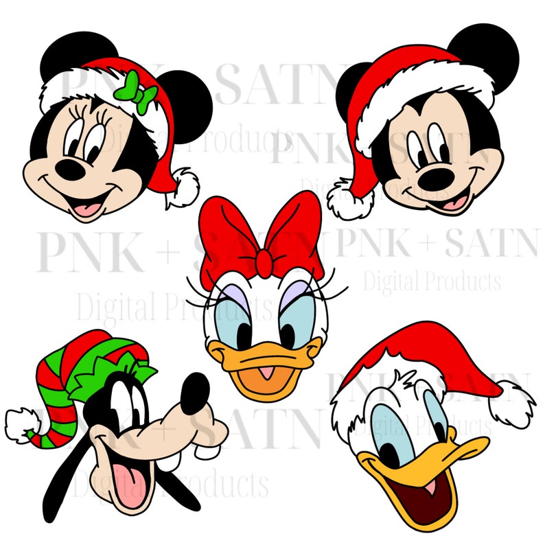 Christmas SVG PNG PDF | Christmas Friends Svg | Mouse Svg - Etsy
