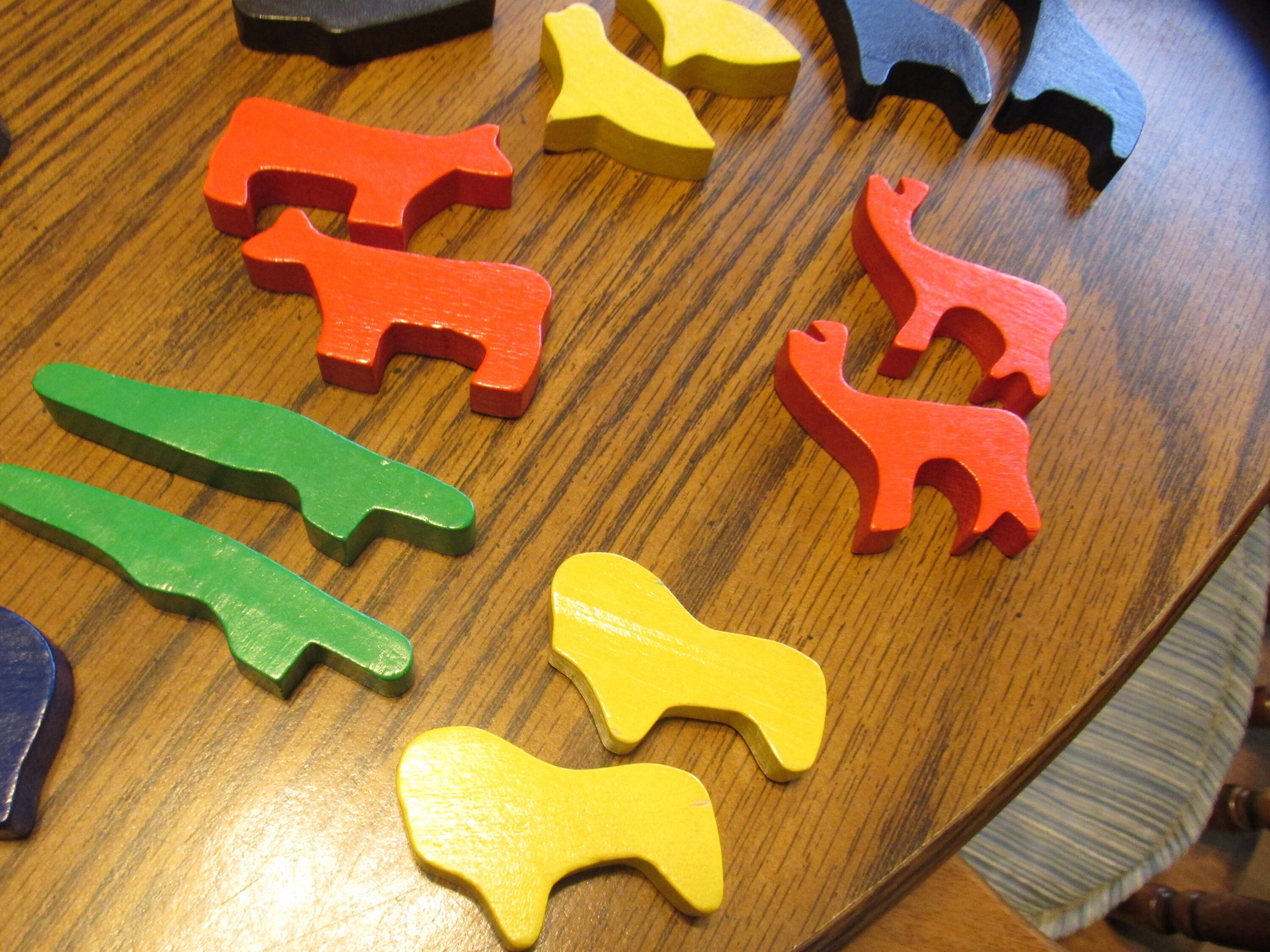 Noah's Ark All-wooden Set (30 Pieces) Animals Ark Roof Ramp Deck Stairs ...