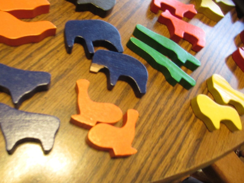 Noah's Ark All-wooden Set (30 Pieces) Animals Ark Roof Ramp Deck Stairs ...