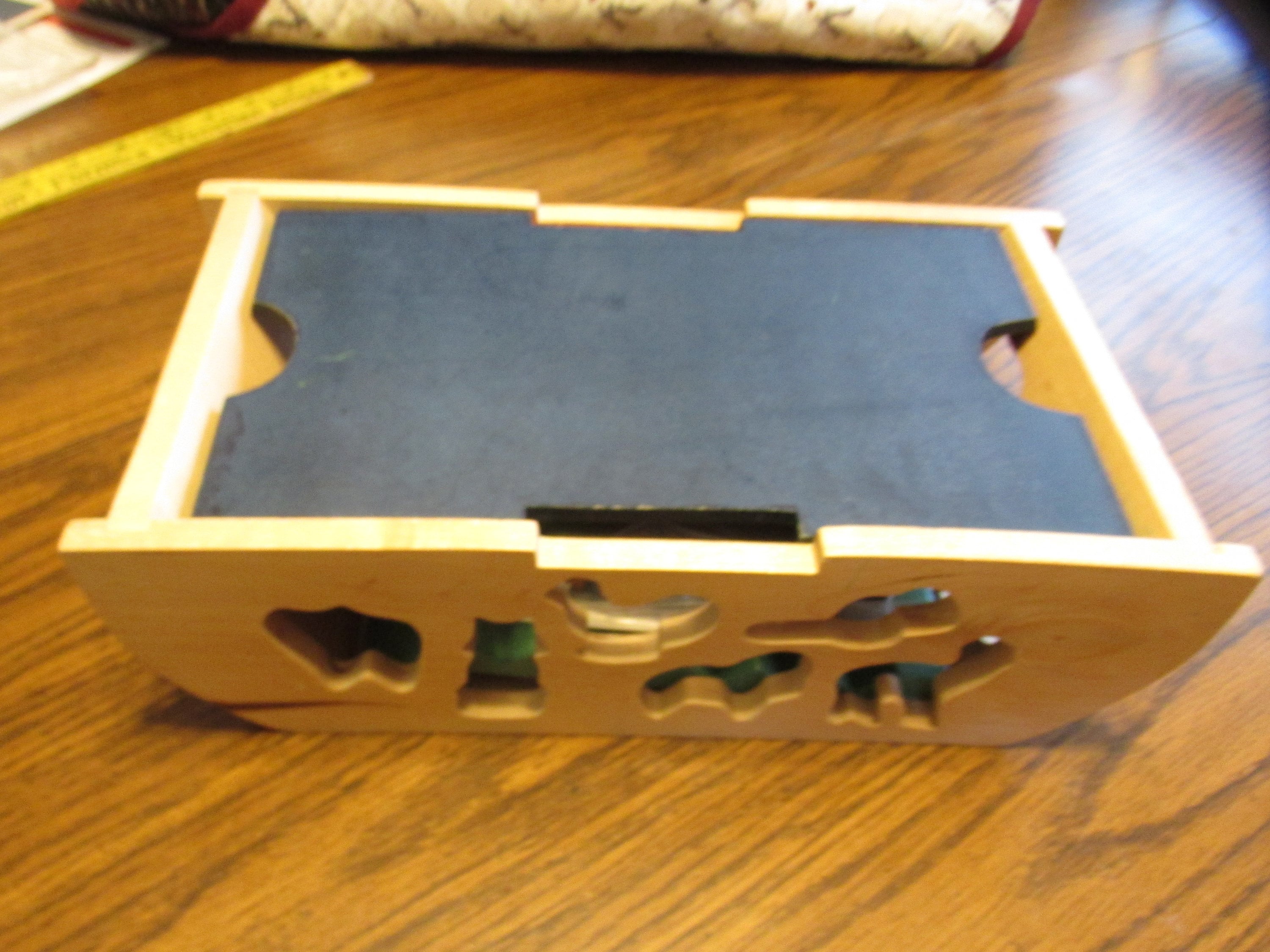 Noah's Ark All-wooden Set (30 Pieces) Animals Ark Roof Ramp Deck Stairs ...