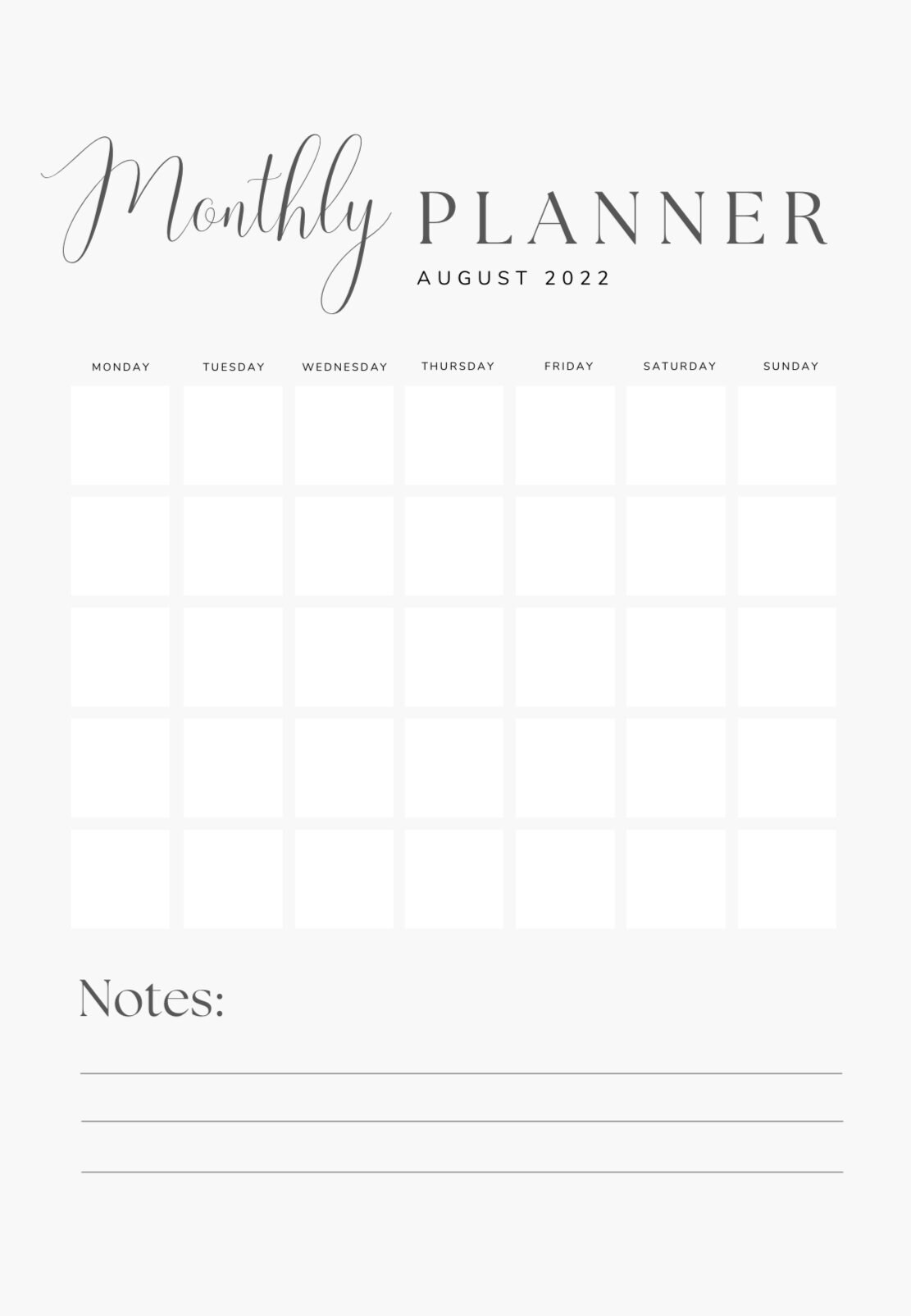 Digital Planner - Daily Weekly and Monthly - Etsy