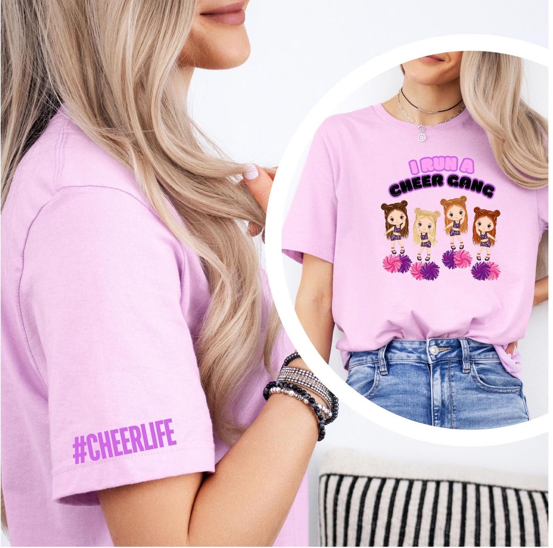Cheer Gang, Mom Life, Cheer Life, Girl Mom, Cheerleading Shirt, Cheer ...