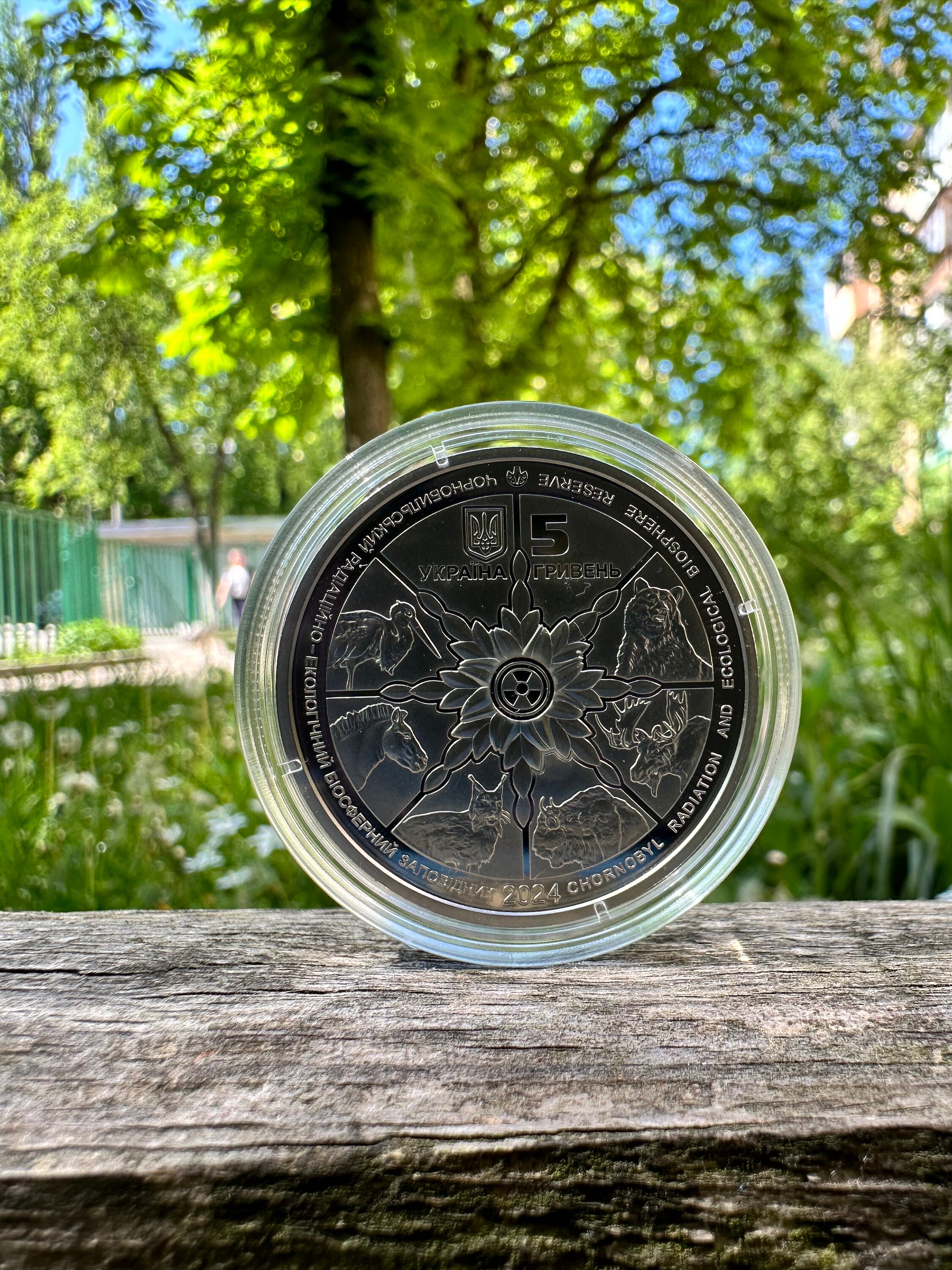 New Ukraine 5 Hryven 2024 UNC Chernobyl. Revival. Black Stork. Ciconia ...
