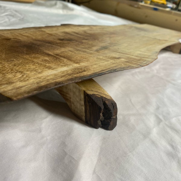 Live Edge Wood Riser - Etsy