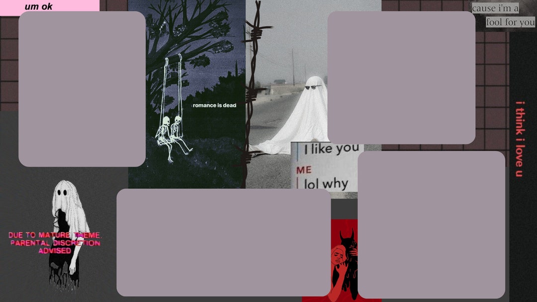 ROMANCE IS DEAD | Aesthetic Laptop Wallpapers | Desktop Organizer ...