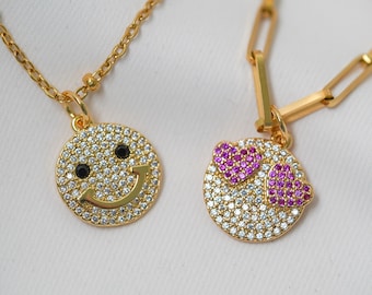 Smiley Face Chain - Etsy