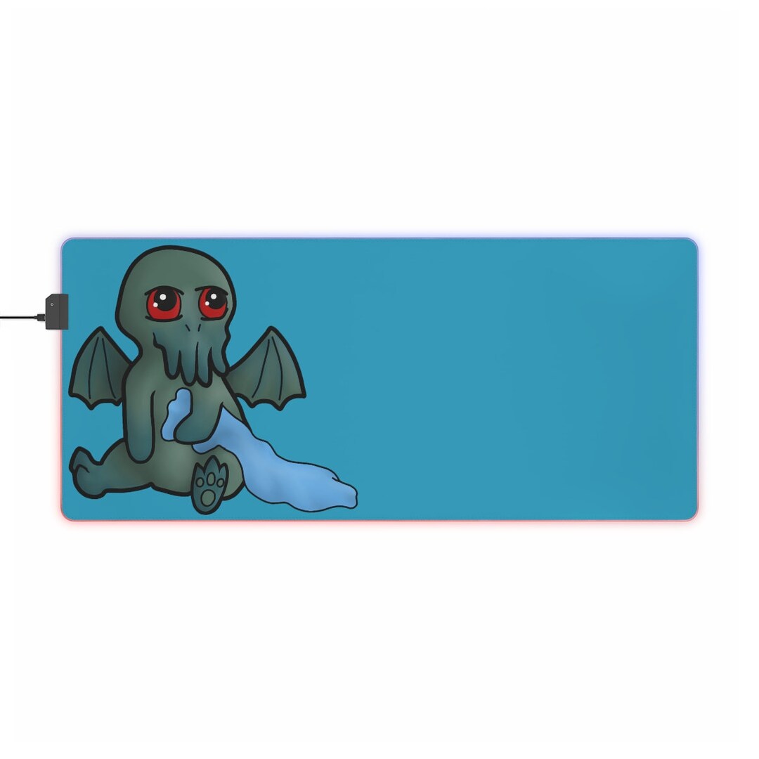 LED Baby Cthulhu Desk Pad - Etsy
