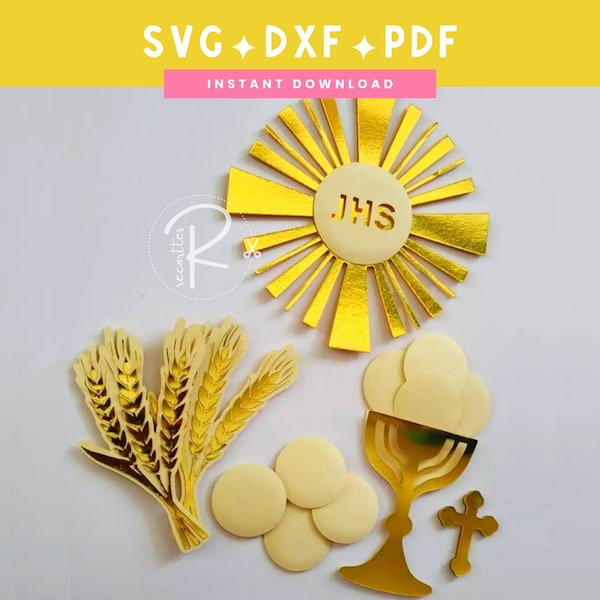 First Communion Cricut Svg - Etsy