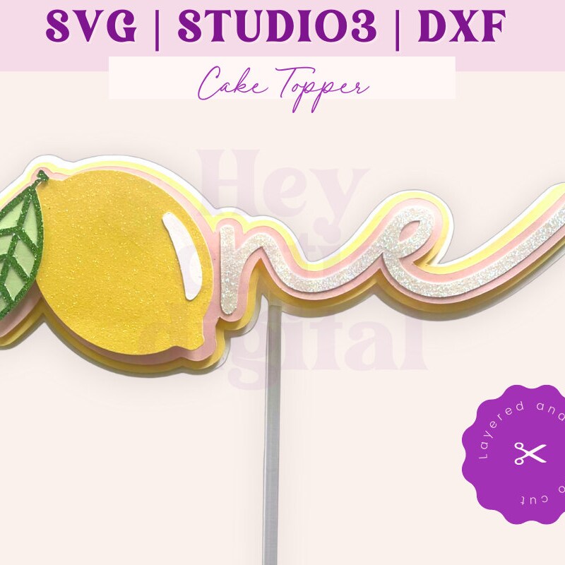 Lemon Cake Topper - Etsy