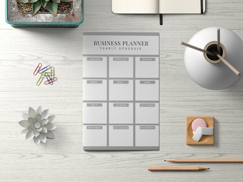 Business Planner Printable Business Planner PDF Planner - Etsy