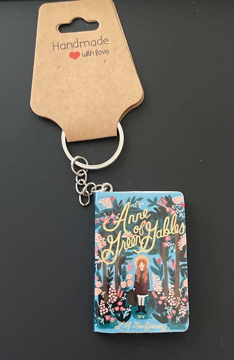 Miniature Book Keychains - Etsy