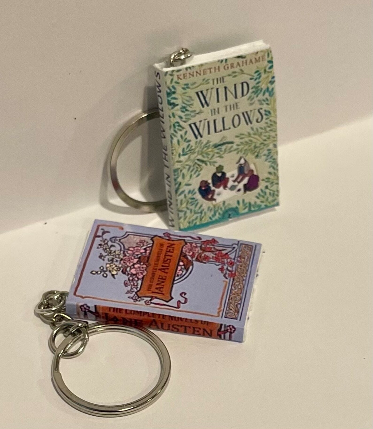 Miniature Book Keychains - Etsy