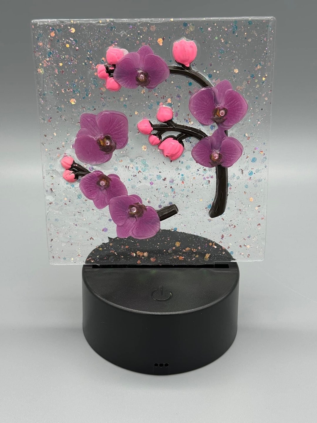 Japanese Cherry Blossom Resin LED Night Light With Remote and Different ...