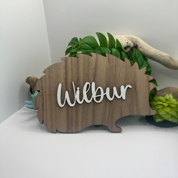 Hedgehog Plate - Etsy