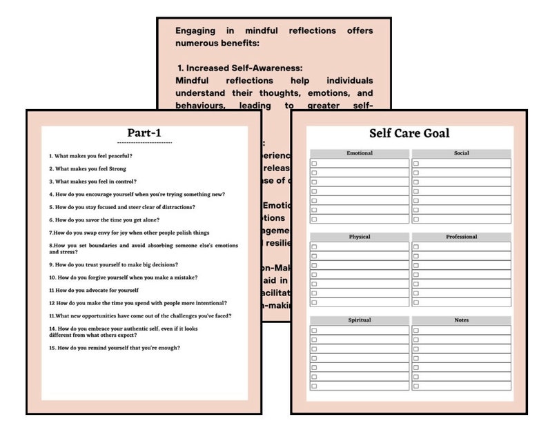 Mindful Intentions Mind Mapping Workbook| Mindfulness 115 Deep Mental ...