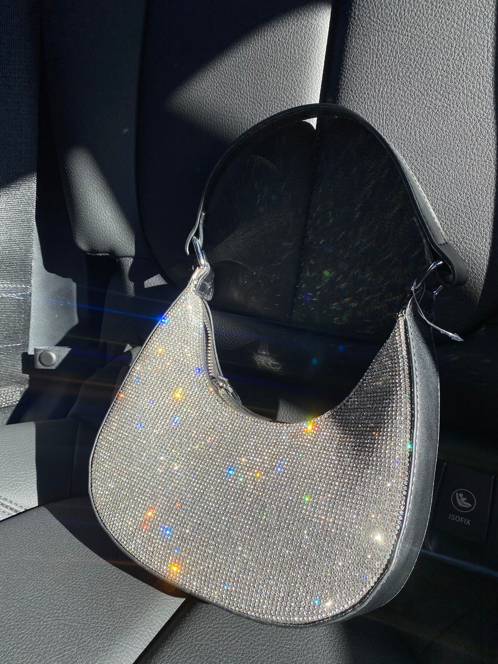 Crystal Shoulder Bag, Luxury Rhinestone Evening Bag, Inspired Bling ...