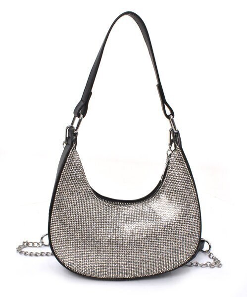 Crystal Shoulder Bag, Luxury Rhinestone Evening Bag, Inspired Bling ...