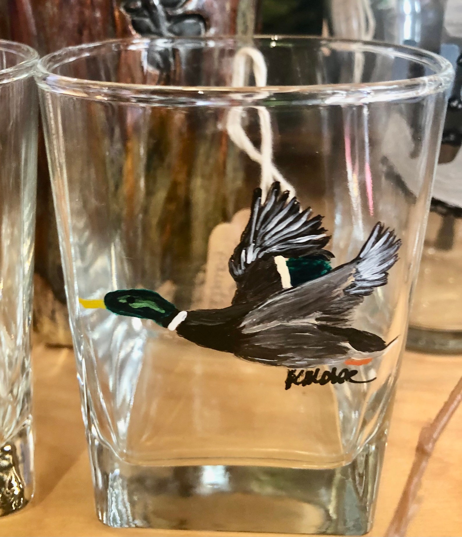 Hand Painted Whisky Glass - Etsy