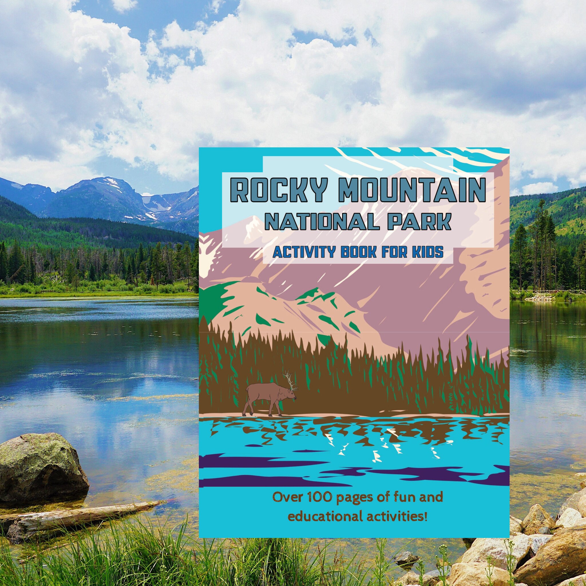 Rocky Mountain Activity Book for Kids: Colorado National Park - Etsy