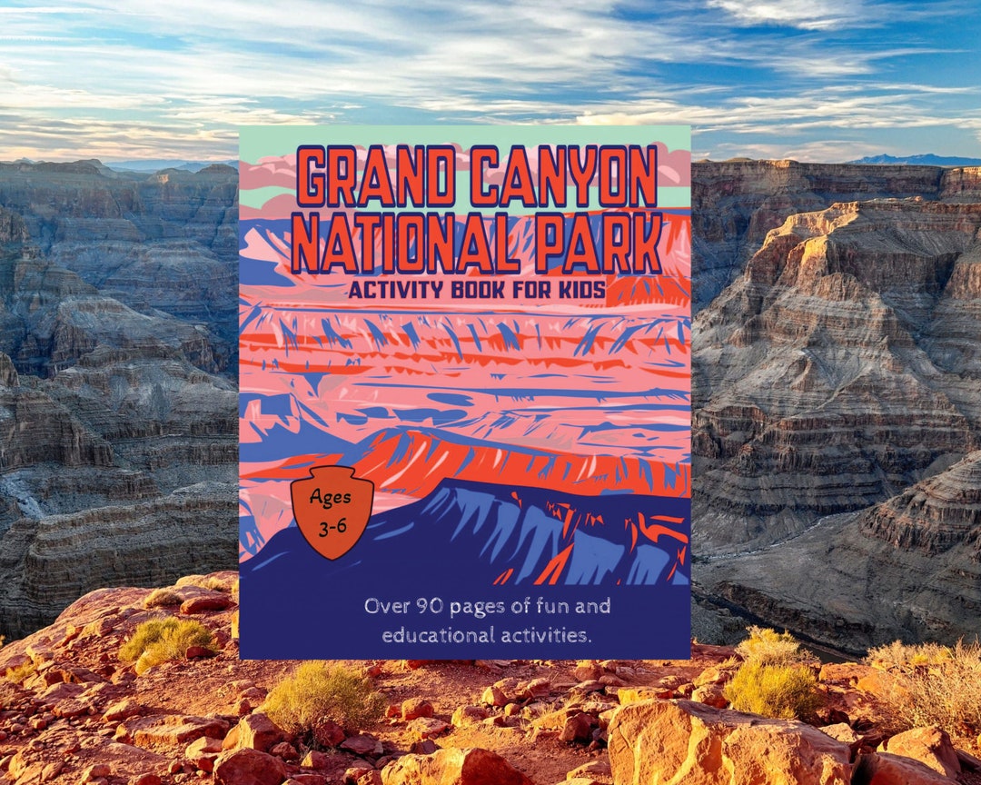 Grand Canyon Activity Book for Kids - Etsy