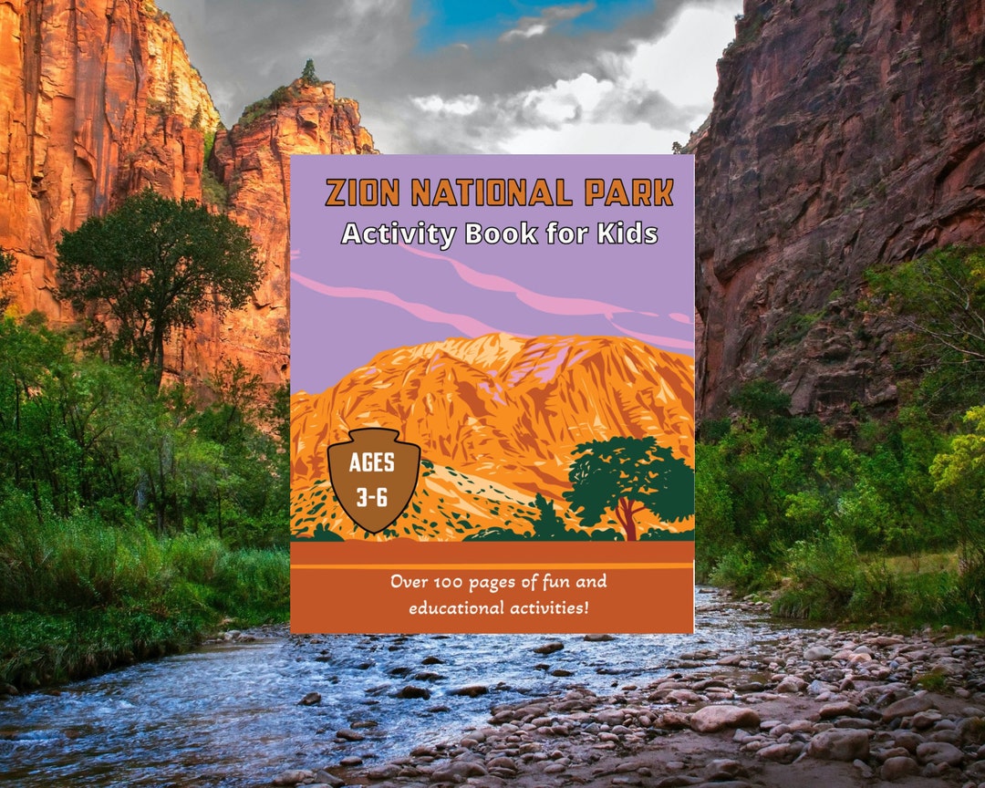 Zion National Park Activity Book for Kids: Puzzles, Mazes, Coloring ...