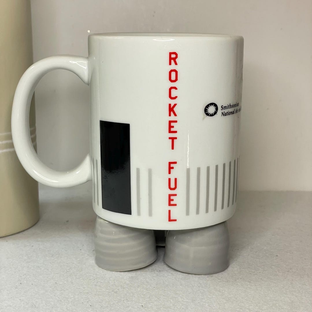 Rocket Fuel Mug Rocketship Mug From Smithsonian Air and Space Museum - Etsy
