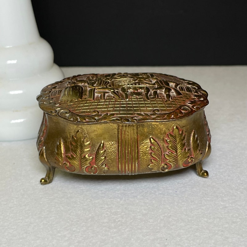 Metal Trinket Box - Etsy