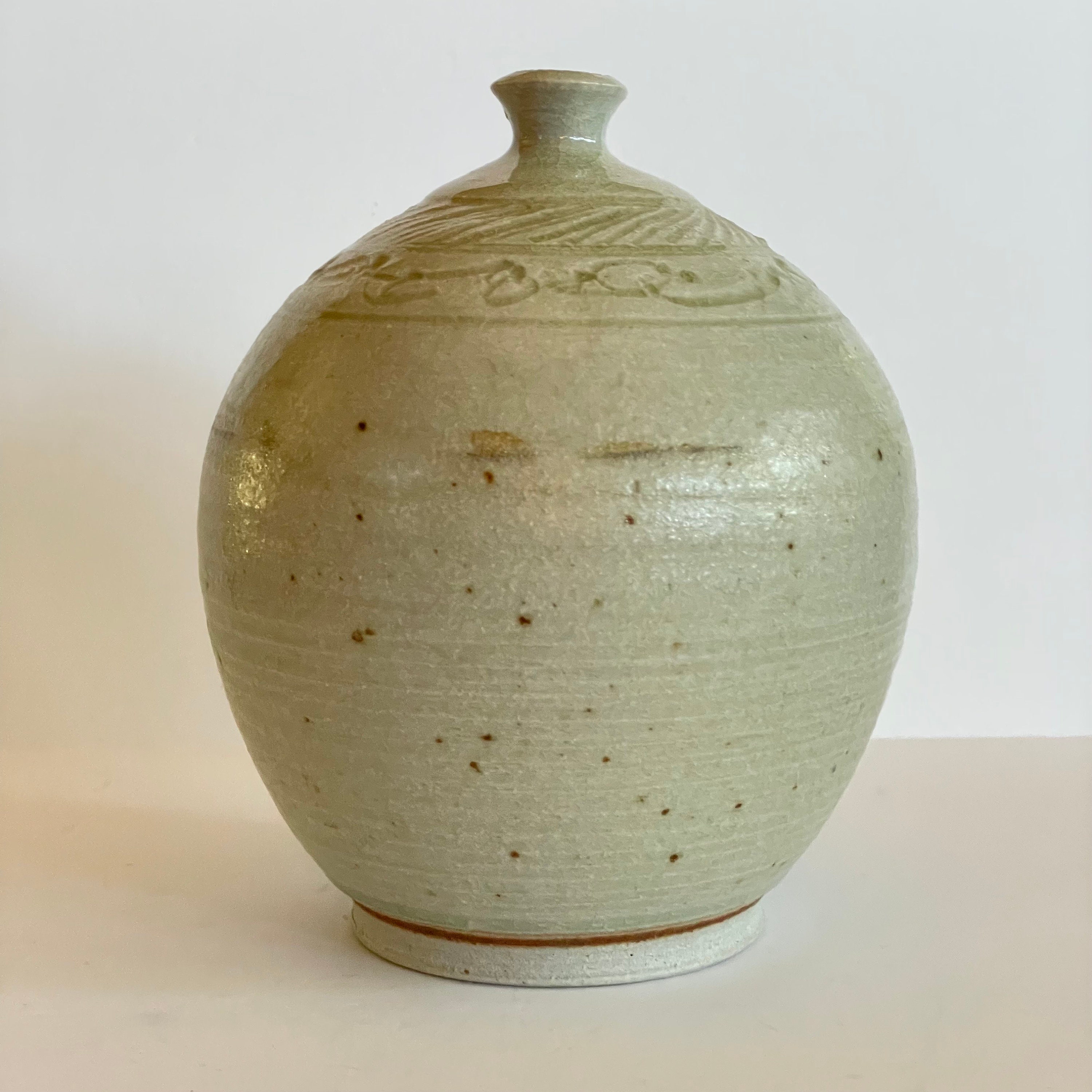 Vintage Studio Pottery Vase Signed Handmade Pottery 6” - Etsy