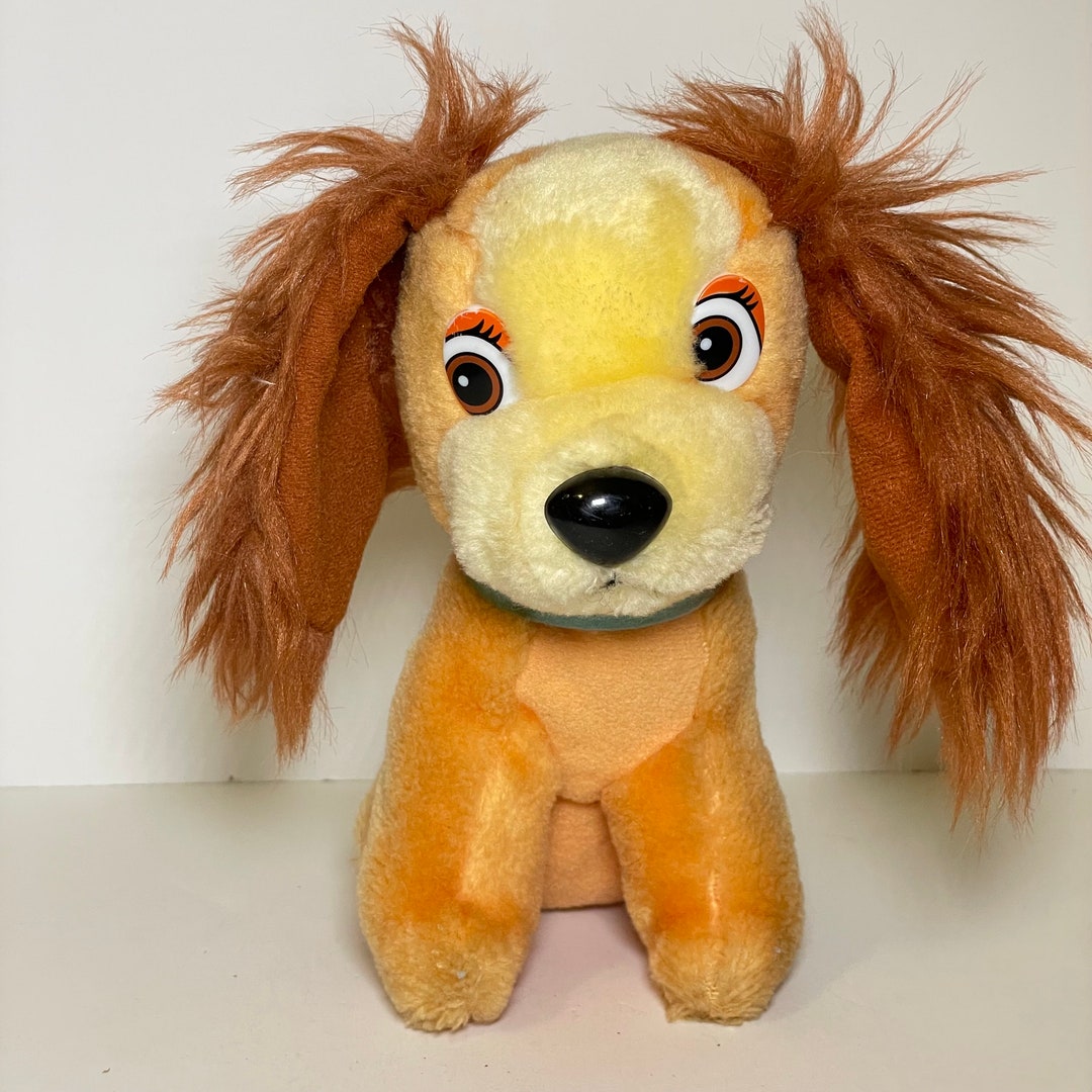 Vintage Disney Lady and the Tramp Dog Puppy Plush Stuffed Animal - Etsy