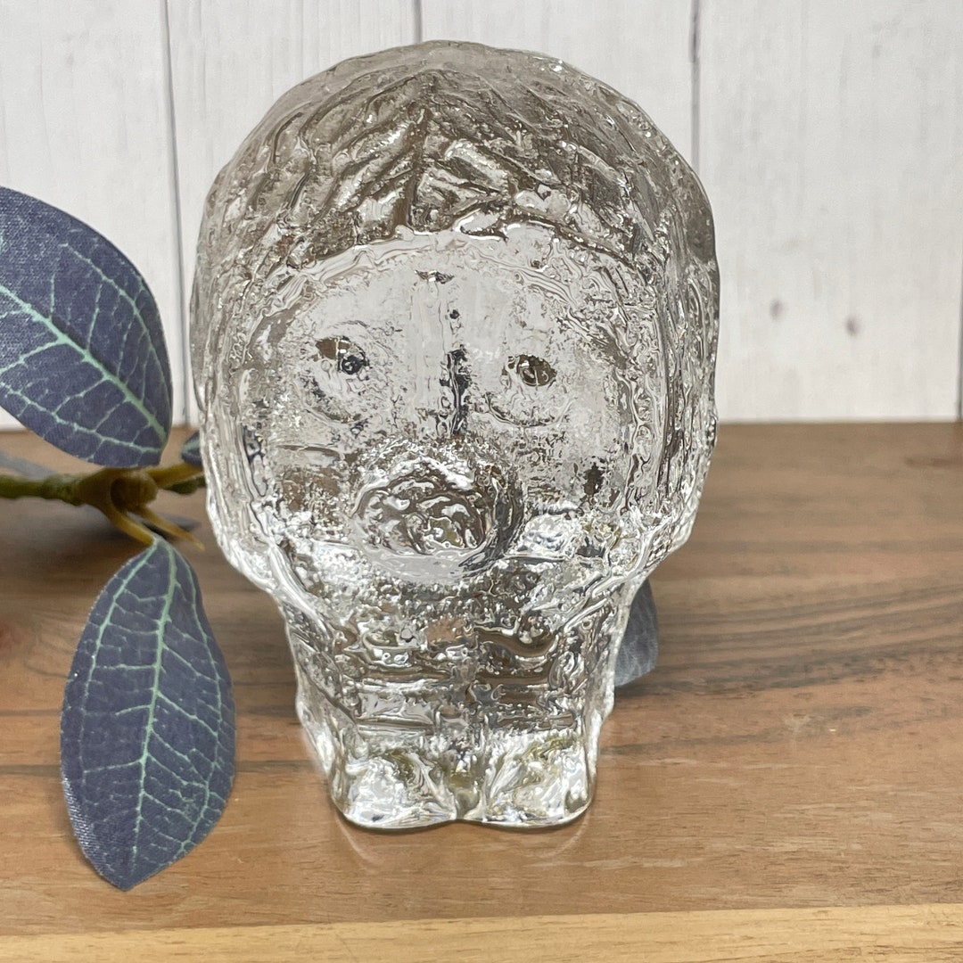 Pukeberg Clear Glass Troll Paperweight Mid Century - Etsy