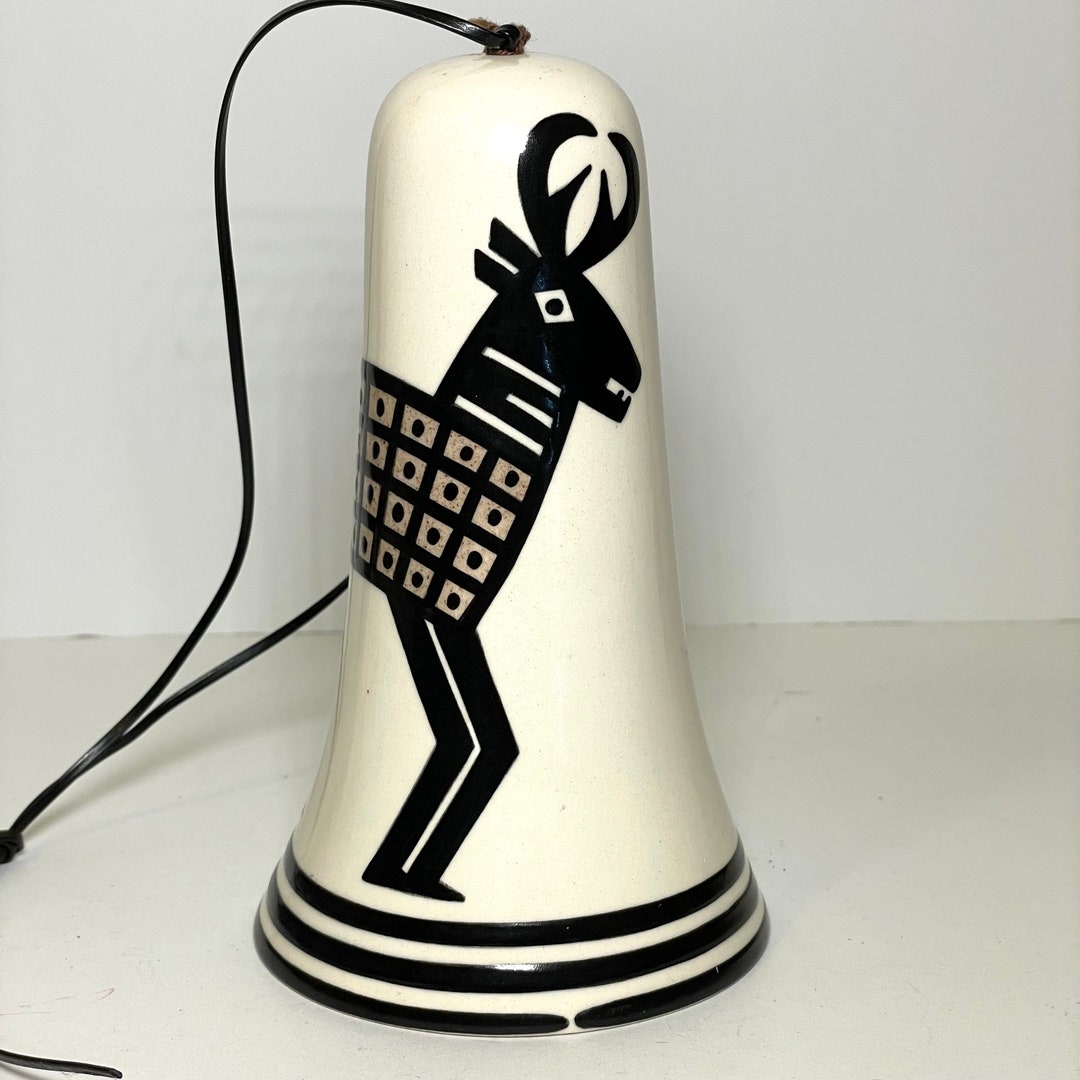 Vintage Native American Clay Pottery Deer Wind Chime - Etsy