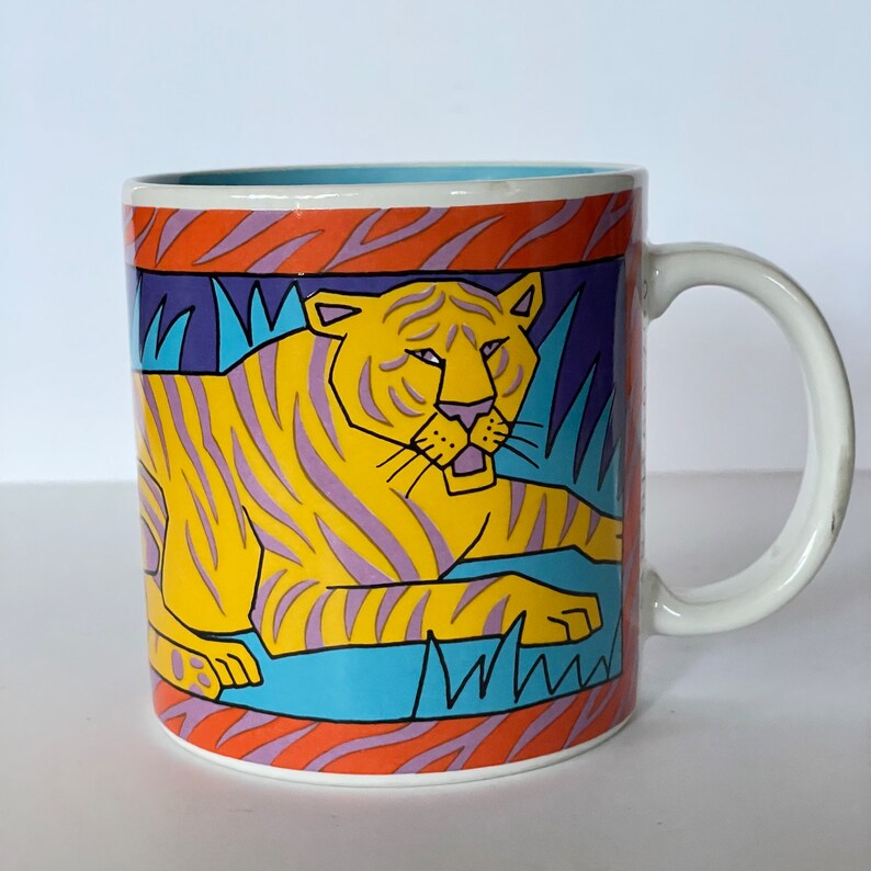 Vintage San Diego Zoo Tiger Coffee Mug Made in Japan - Etsy