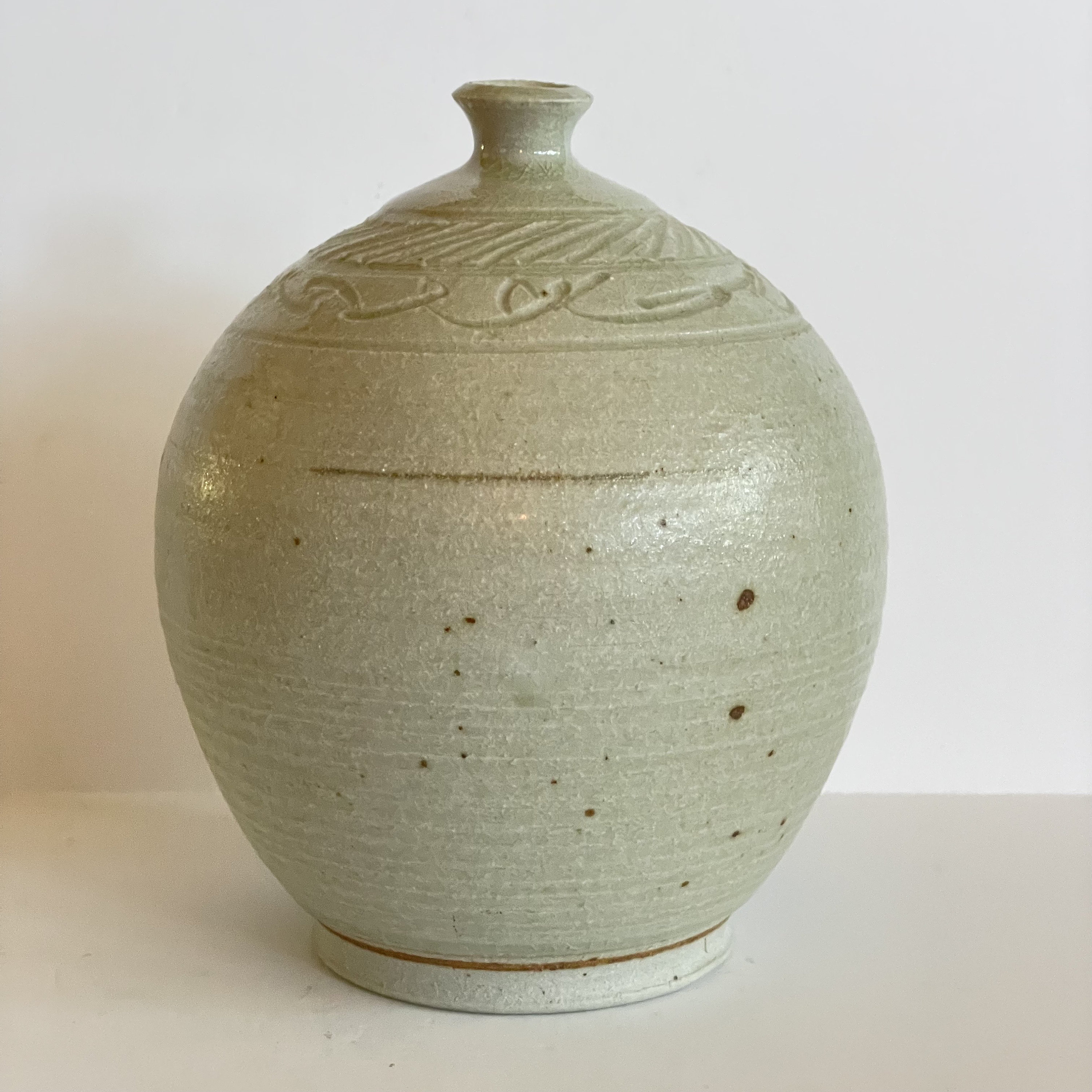 Vintage Studio Pottery Vase Signed Handmade Pottery 6” - Etsy