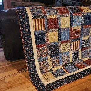 Patriotic Quilt - Etsy