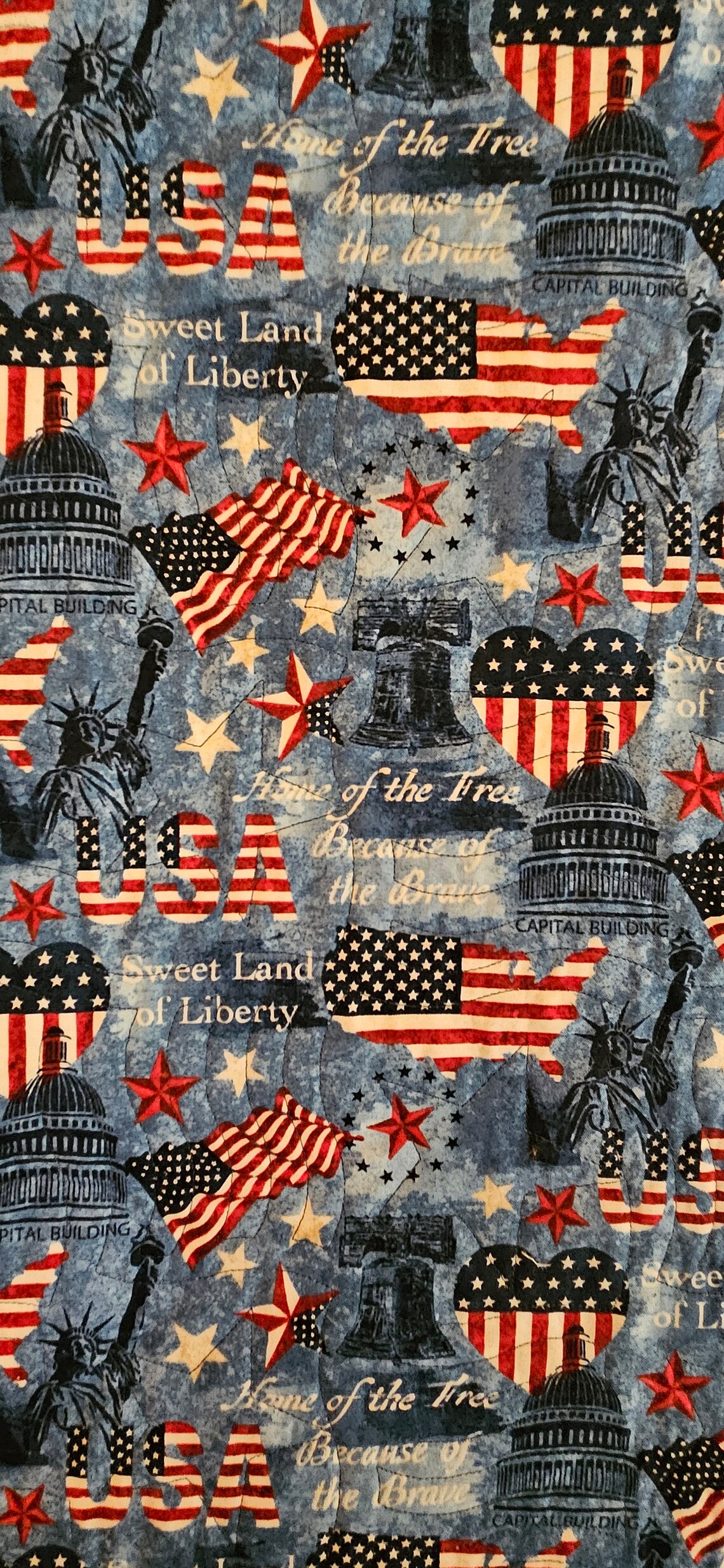 Patriotic Quilt - Etsy