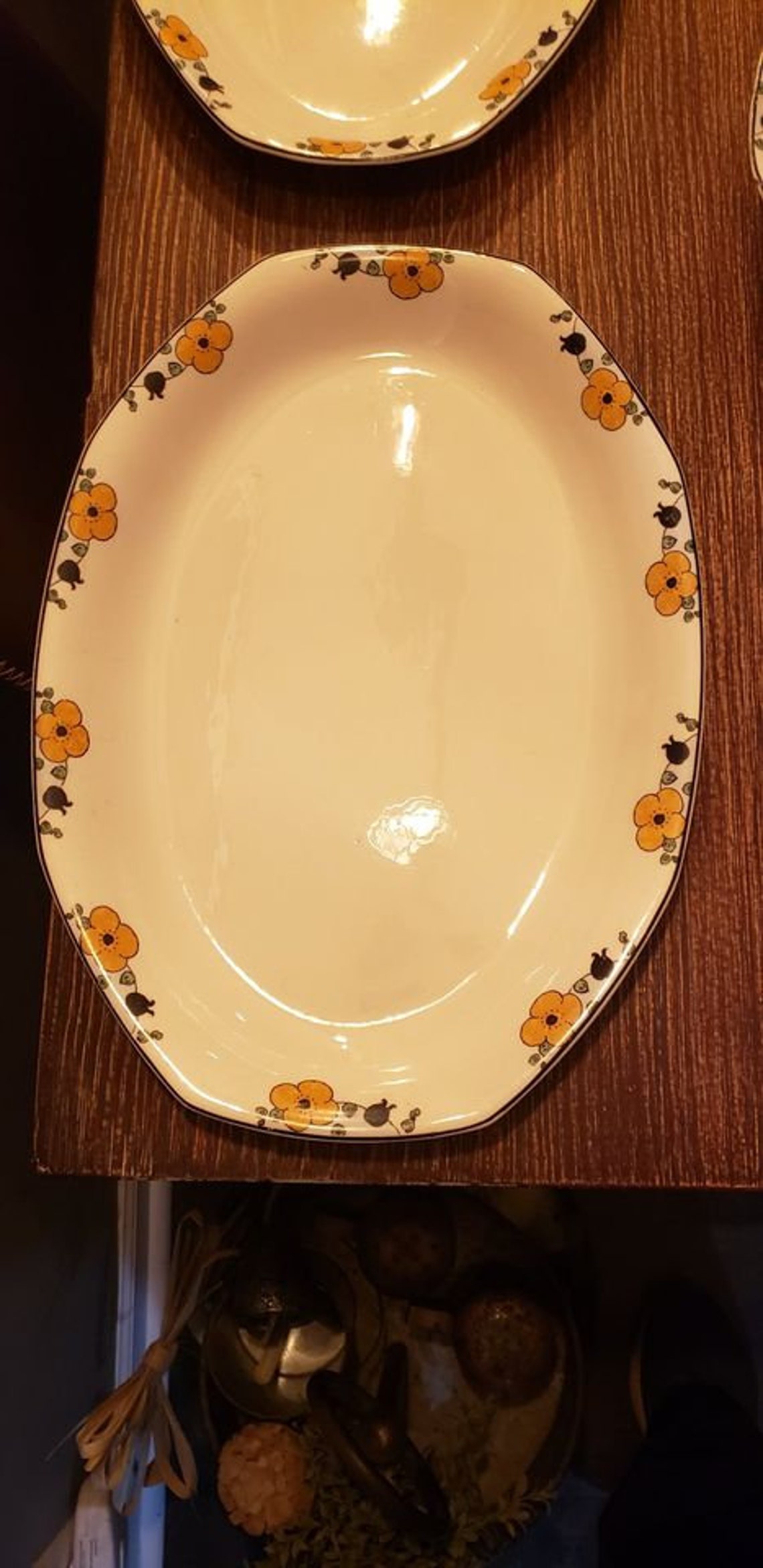 RARE Vintage 1920's Homer Laughlin Flower Pattern Dinnerware made 1926 ...