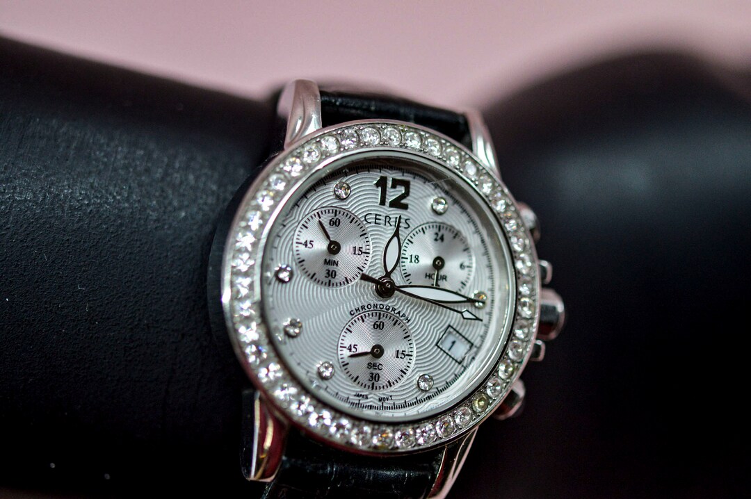 Ceres , Silver Tone With Crystals, Mop Dial , Womens Watch - Etsy