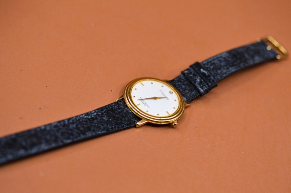 Cassant , gold tone with white dial, vintage, quartz … - Gem